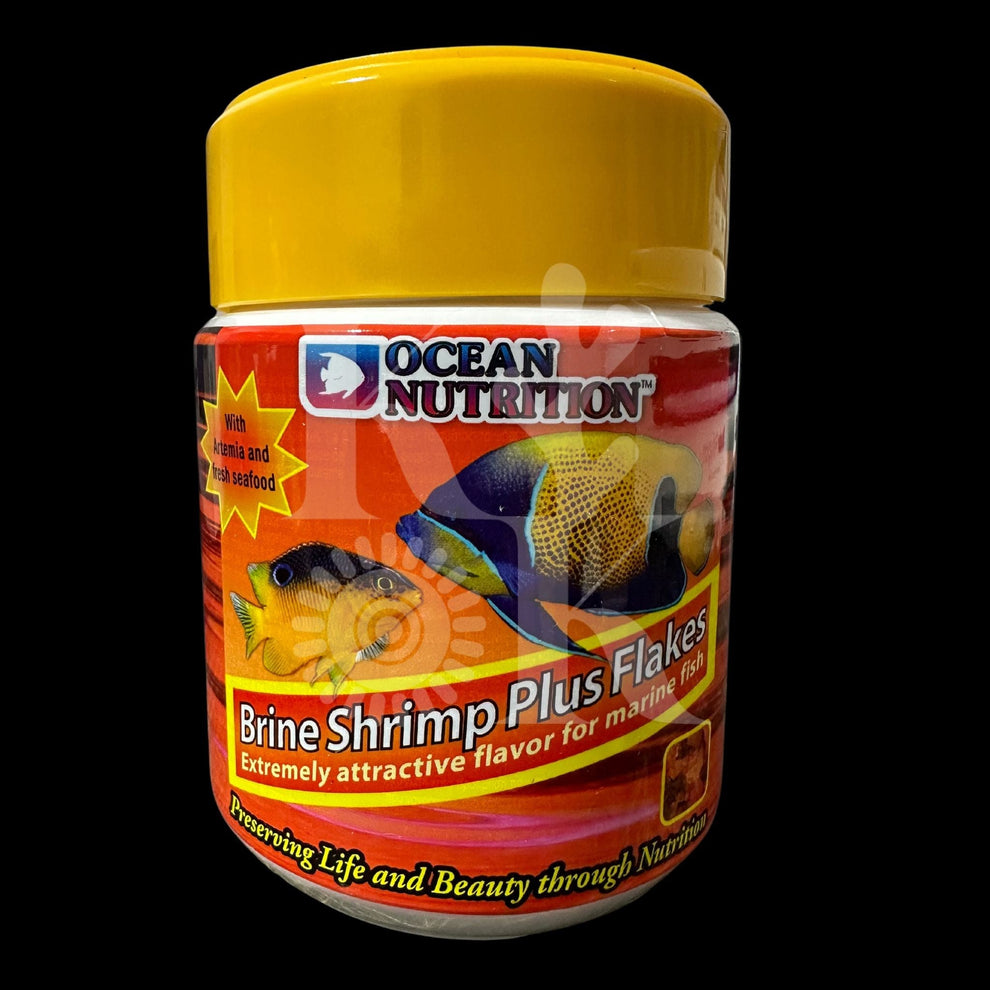 Brine Shrimp Plus Flakes 34g - Ocean Nutrition – Krakking Korals